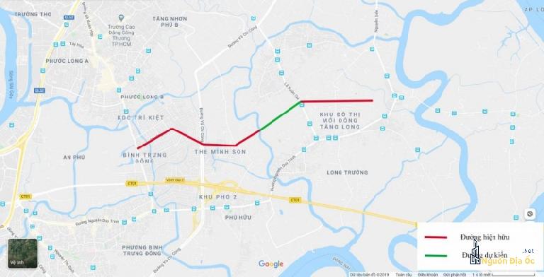 Quy hoạch đường Liên Phường Thành Phố Thủ Đức mới nhất